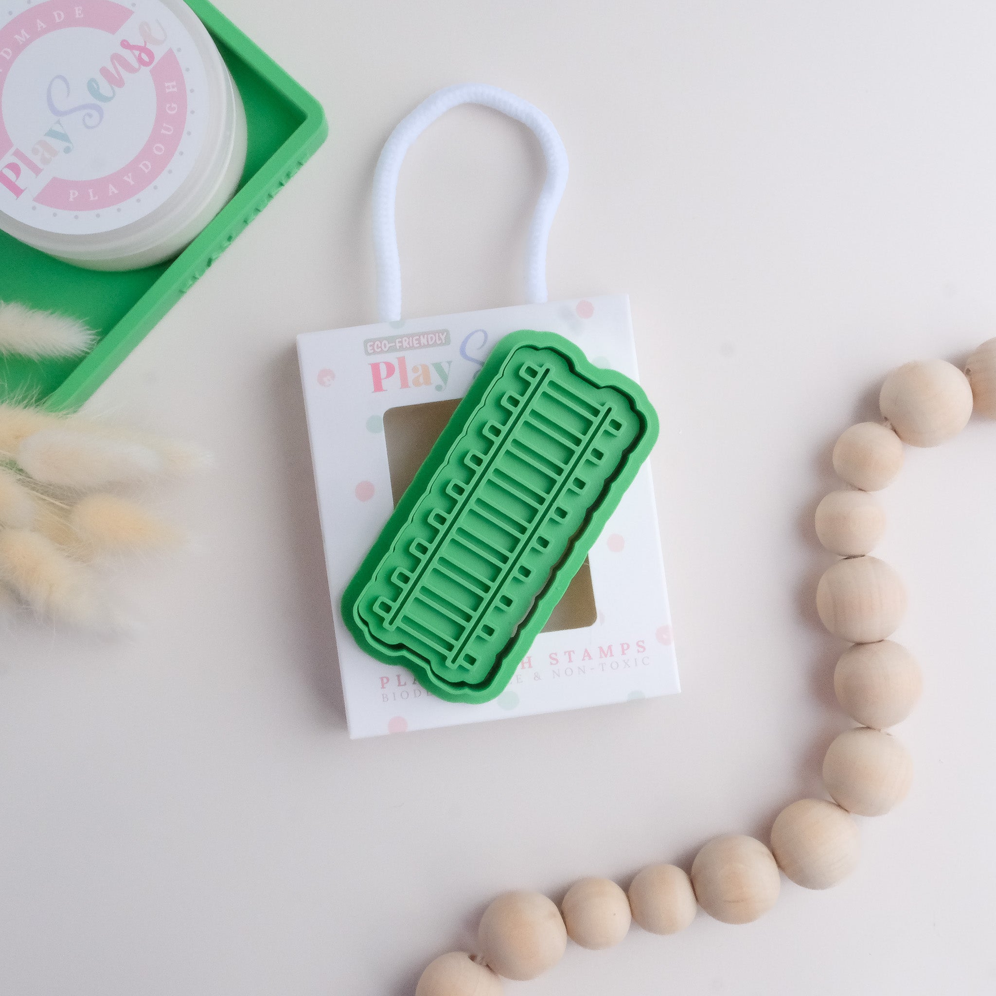 Eco Playdough Stamp | Trains | Train Track – Play Sense