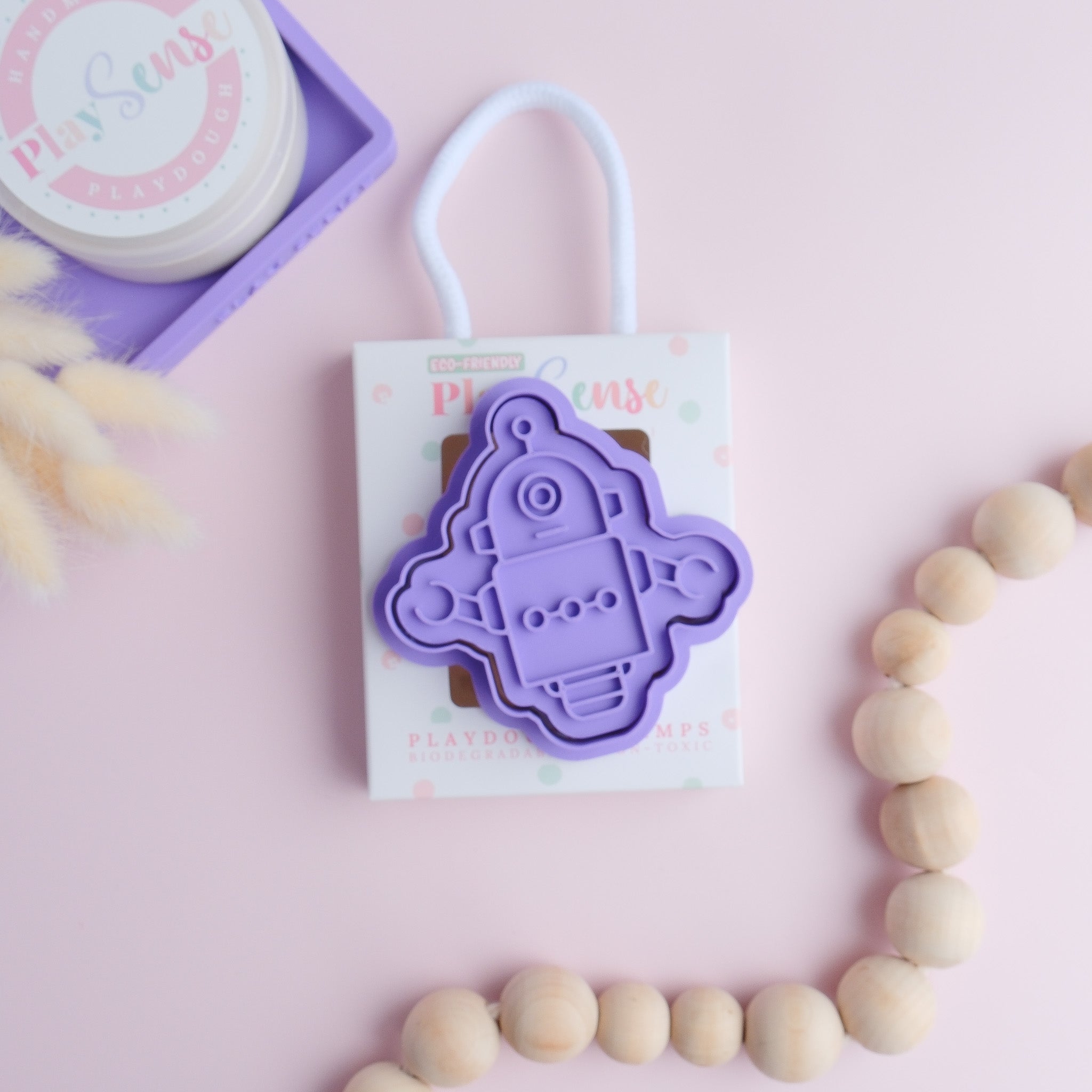 Eco Playdough Stamp | Whizzy Robot – The Kid Cave