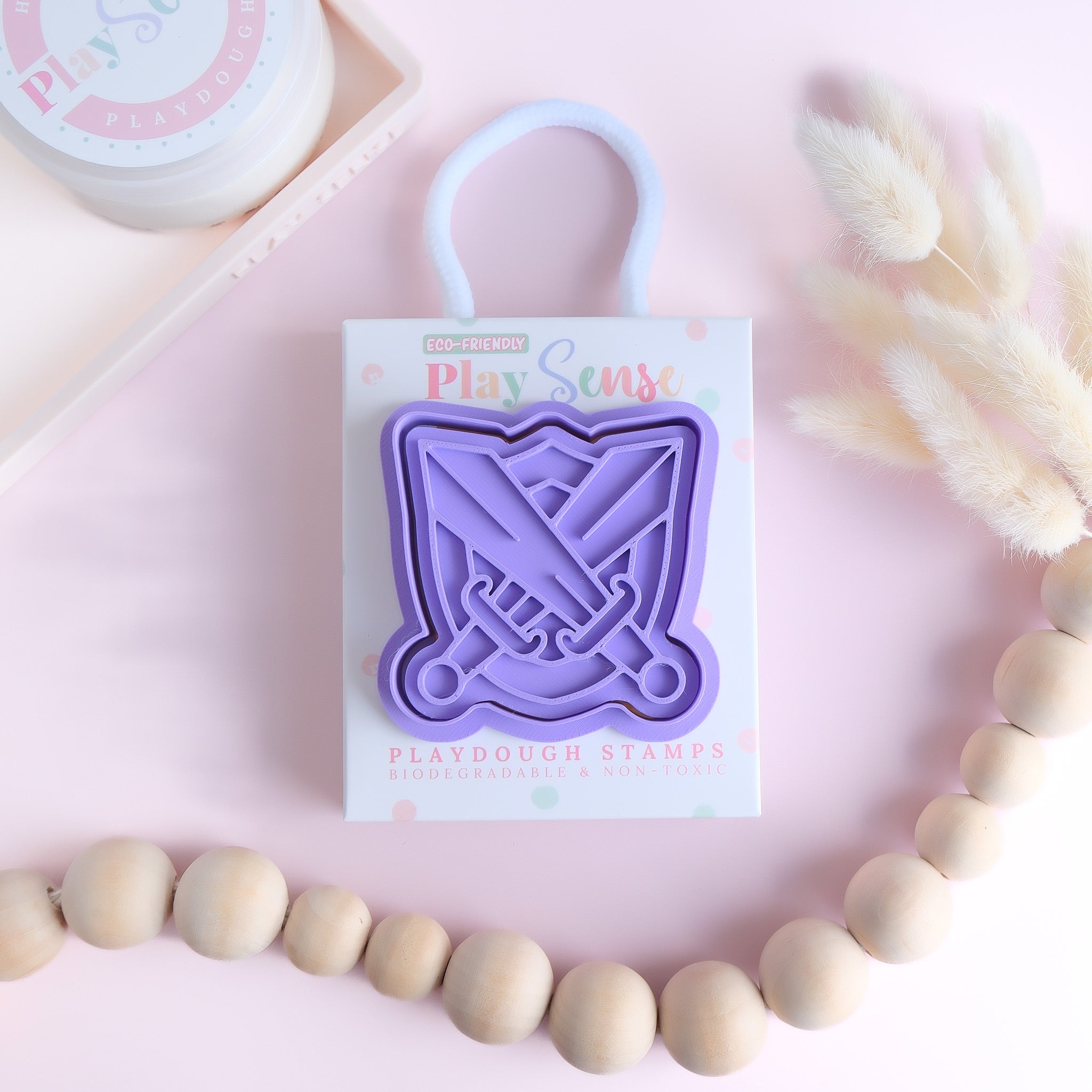 Eco Playdough Stamp | Royal Kingdom | Shield & Sword – Play Sense